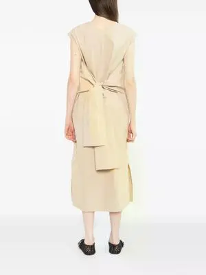 LESS Round Neck Sleeve Dress