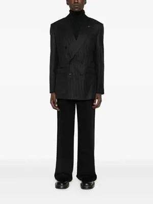 Givenchy Wool Double-breasted Pinstripe Jacket