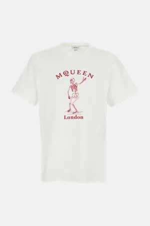 Alexander McQueen Skeleton Logo T-shirt