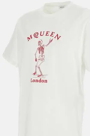Alexander McQueen Skeleton Logo T-shirt