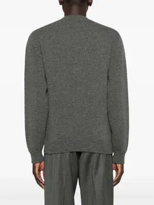 Prada Wool Blend Sweater With Logo