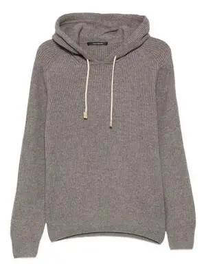 Tagliatore Ribbed Wool Hoodie - Multicolor