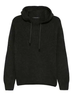 Tagliatore Wool Hooded Sweater