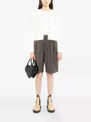 JNBY Textured Wool-blend Shorts
