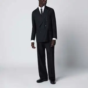 Tagliatore Double-breasted Wool Suit - Black