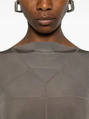 Rick Owens Maxi Gown With Long Sleeves - Multicolor