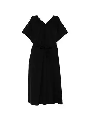 LESS Gathered Detail Elasticated Collar Dress