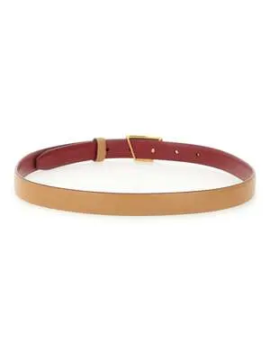 TOD'S Reversible T Timeless Belt - Cream