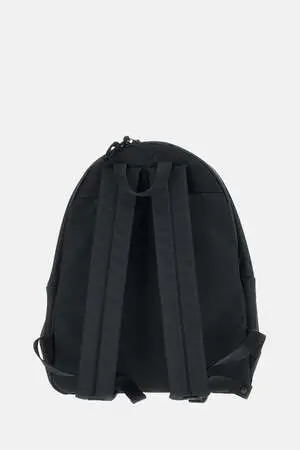 Sacai Black Backpack With Front Zip Pocket - Multicolor