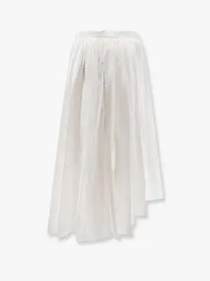 SELF-PORTRAIT Asymmetrical Flared Cotton Skirt
