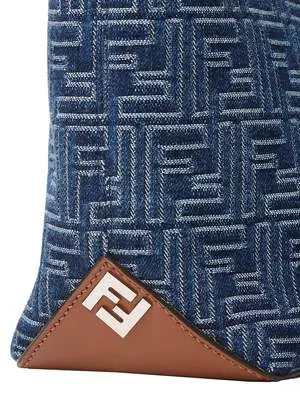Fendi Shopper With All-over Ff Motif - Multicolor