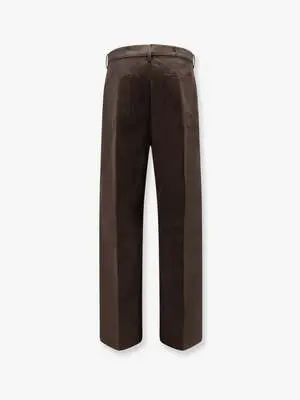 Rick Owens Wide Leg Trousers In Recycled Cotton Blend - Multicolor