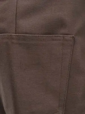 Rick Owens Wide Leg Trousers In Recycled Cotton Blend - Multicolor