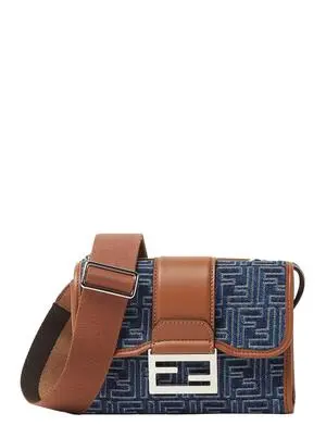 Fendi Baguette Double Crossbody Bag - Multicolor
