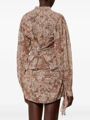 Isabel Marant Étoile Celeny Printed Cotton Voile Blouse - Multicolor