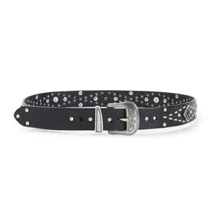 GOLDEN GOOSE Golden Goose Studded Leather Belt