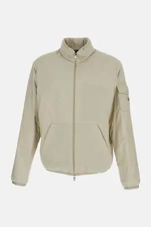 Moncler Padded Nylon Zip-up Jacket With Packaway Hood - Multicolor