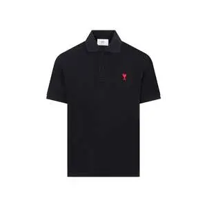 AMI Paris Polo Shirt - Black