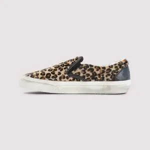 GOLDEN GOOSE Leopard Print Slip-on Sneakers