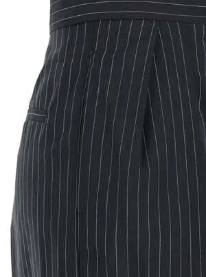 Max Mara Wool Striped Pants - Multicolor