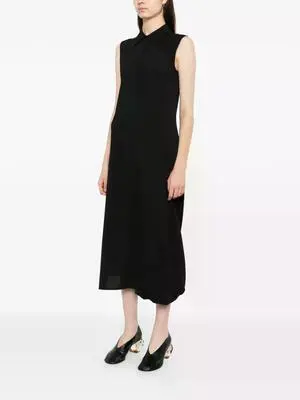 LESS Gathered Sleeve Dress