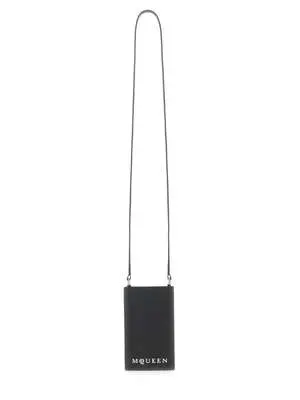 Alexander McQueen Calfskin Smartphone Bag - Black