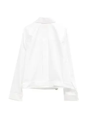 Loewe Draped Cotton Shirt - Multicolor