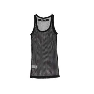 Dsquared2 Sleeveless Round Neck Mesh Top