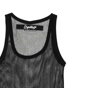Dsquared2 Sleeveless Round Neck Mesh Top