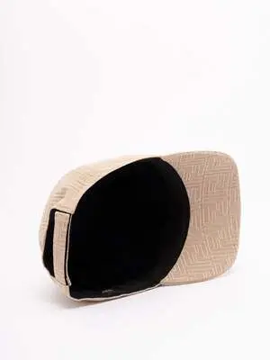 Fendi Ff Jacquard Cotton Baseball Cap