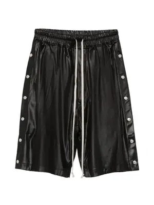 Rick Owens Buttoned Drawstring Shorts