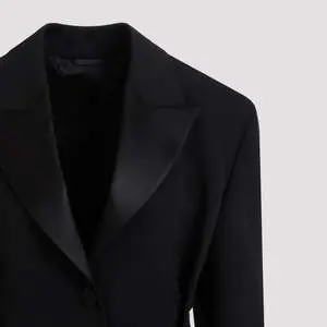 Givenchy Buttoned Jacket With Peak Lapels