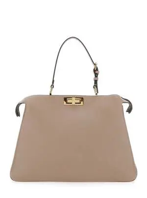 Fendi Peekaboo Soft Large Leather Handbag - Multicolor