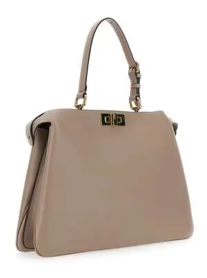 Fendi Peekaboo Soft Large Leather Handbag - Multicolor