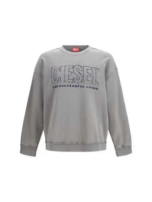 DIESEL® S-boxt-raw-v1 Sweatshirt - Gray