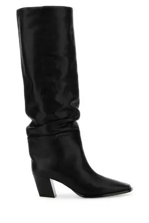 JIMMY CHOO Jimmy Choo Leather Hart 60 Knee High Boots