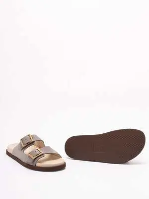 Brunello Cucinelli Leather Sandals - Multicolor