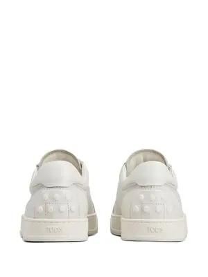 TOD'S Leather Sneakers With Stud Detail - Multicolor