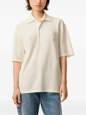 AMI Paris De Coeur Cotton Polo Shirt - Multicolor