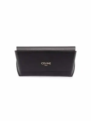 Celine Cat Eye Sunglasses With Silver-tone Stud Detailing - Multicolor