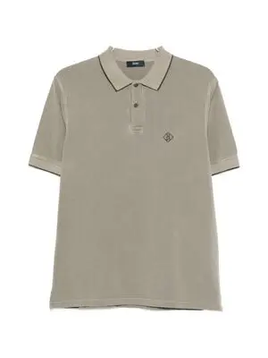Herno Logo Cotton Polo Shirt