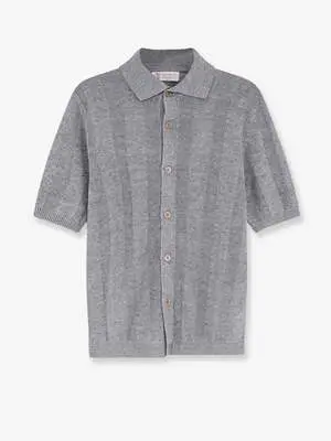 Brunello Cucinelli Linen And Cotton Blend Cardigan - Multicolor