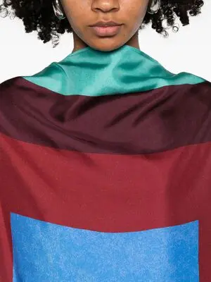 Loewe Printed Silk Short Sleeve Top
