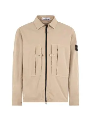 Stone Island Cotton Overshirt - Multicolor