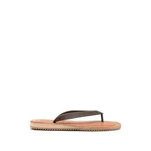 Miu Miu Thong Flip-flops With Logo Detail