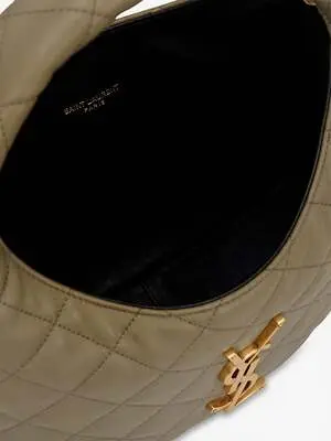 Saint Laurent Quilted Leather Handbag With Cassandre Logo - Multicolor