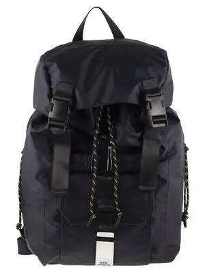 A.p.c. Technical Nylon Backpack With Flap Closure - Blue