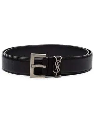 Saint Laurent Cassandre Monogram Belt - Multicolor