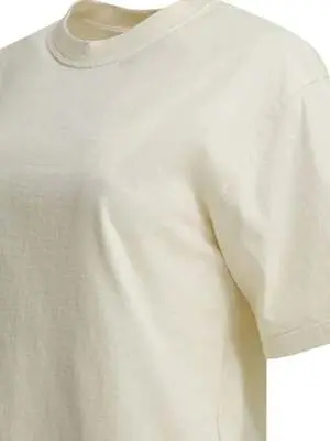 GOLDEN GOOSE Boxy T-shirt With Logo Patch - Multicolor