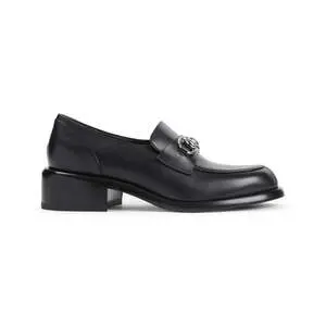 Gucci Savoy Loafers In Calf Leather With Silver-toned Horsebit Detail - Black